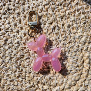 Fluorescent Balloon Dog Keychain | Cute Keychain Charm | Kawaii Bag ...