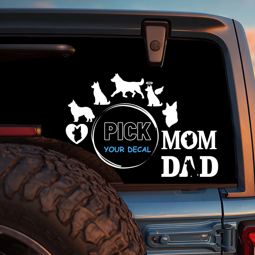 Australian Cattle Dog Decals | Laptop Decal | Water Bottle Decal | Car ...