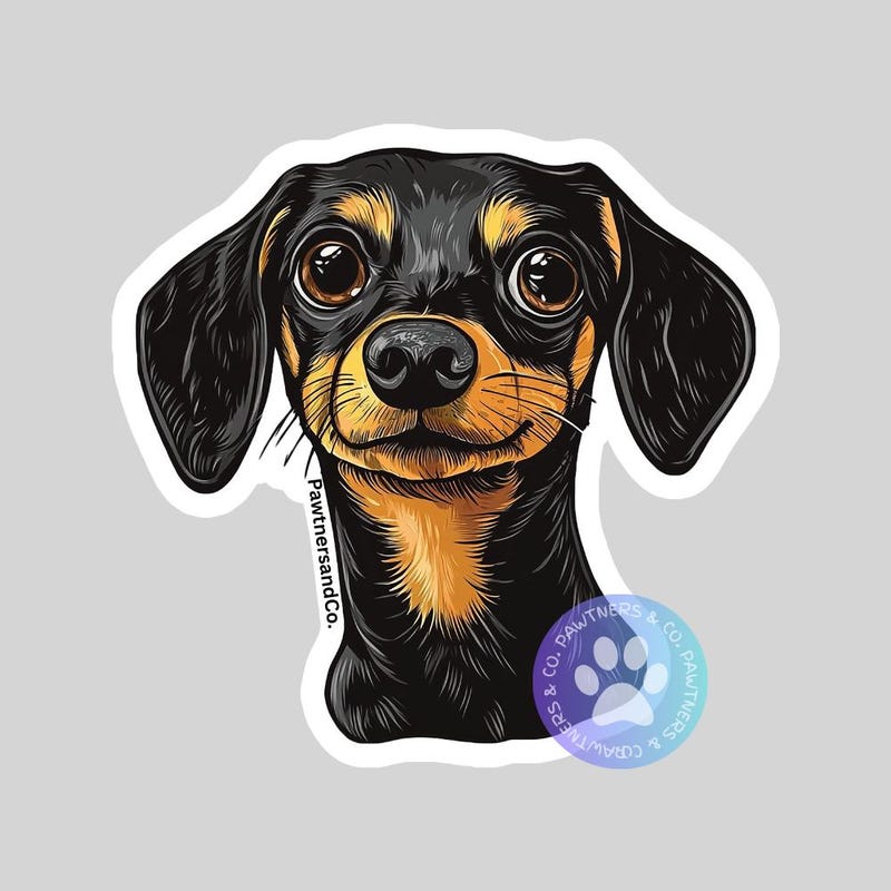 Chiweenie Decal - Etsy