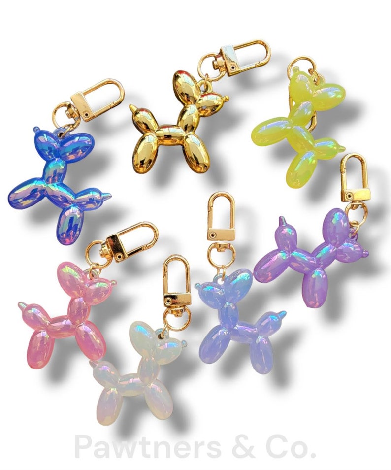 Balloon Dog Keychain Pendant, Balloon Dog Key Chain, Balloon Animal ...