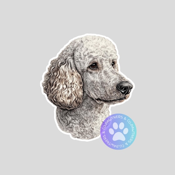 Poodle Sticker - Etsy