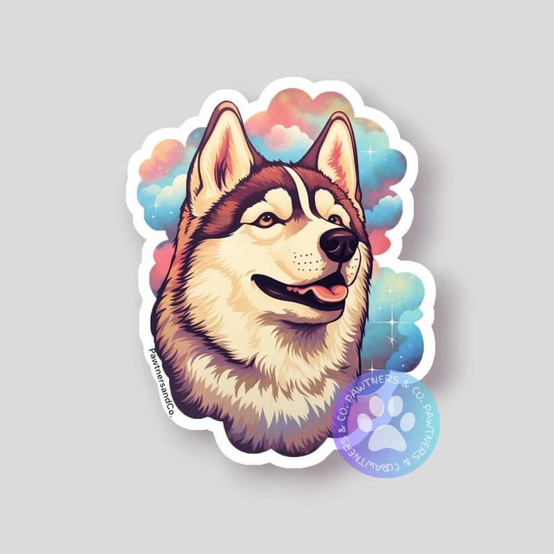 Husky Decal - Etsy