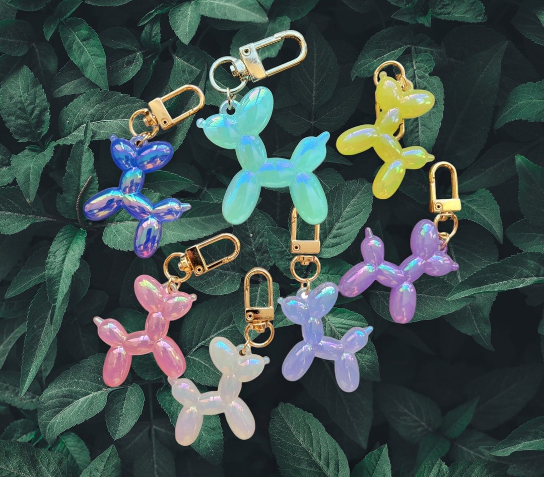 Balloon Dog Keychain Pendant, Balloon Dog Key Chain, Balloon Animal ...