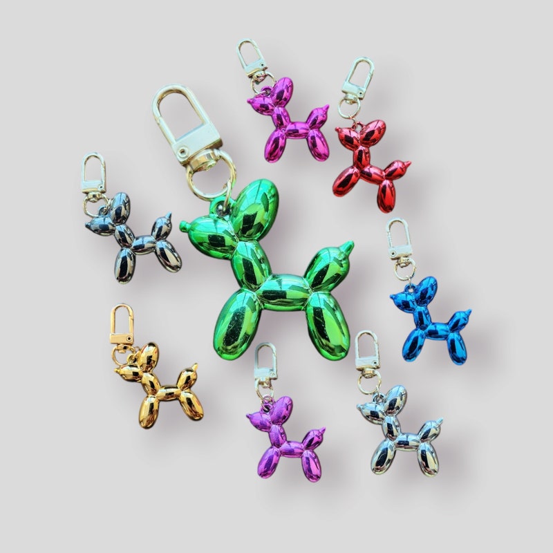 Balloon Dog Charms Silver - Etsy