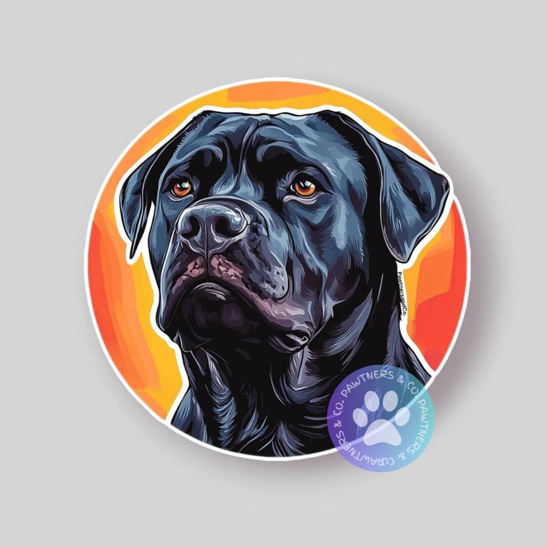 Cane Corso 2 Sticker, Sticker Gift, Cute Stickers, Animal Decals ...