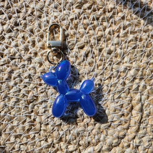 Fluorescent Balloon Dog Keychain | Cute Keychain Charm | Kawaii Bag ...