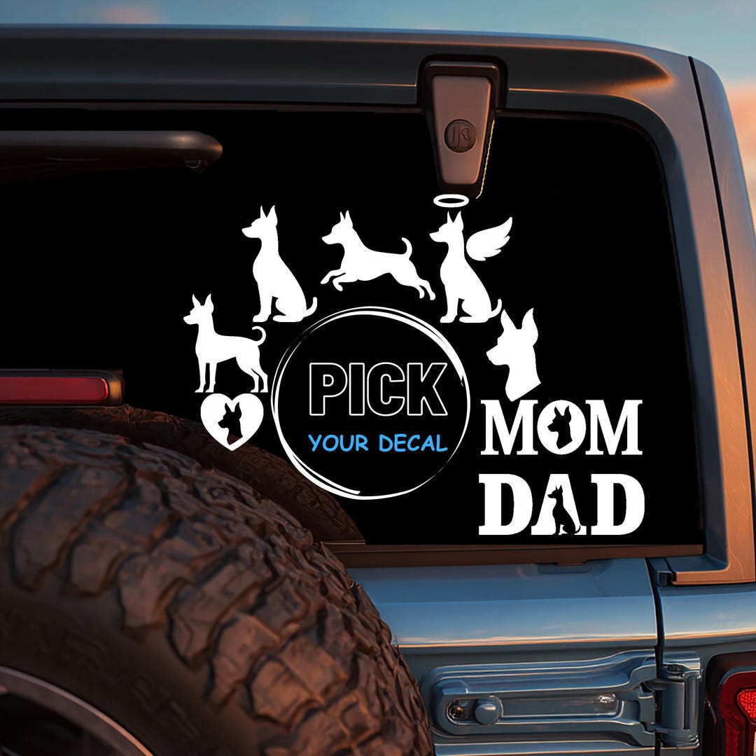 Miniature Pinscher Decals | Laptop Decal | Water Bottle Decal | Car ...