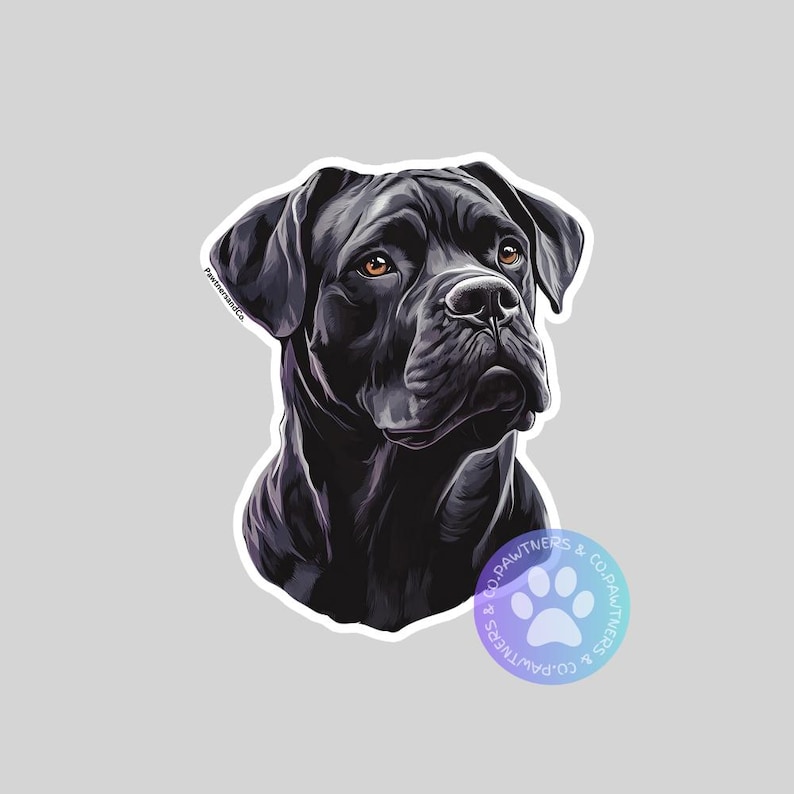 Cane Corso Sticker, Sticker Gift, Cute Stickers, Animal Decals, MacBook ...