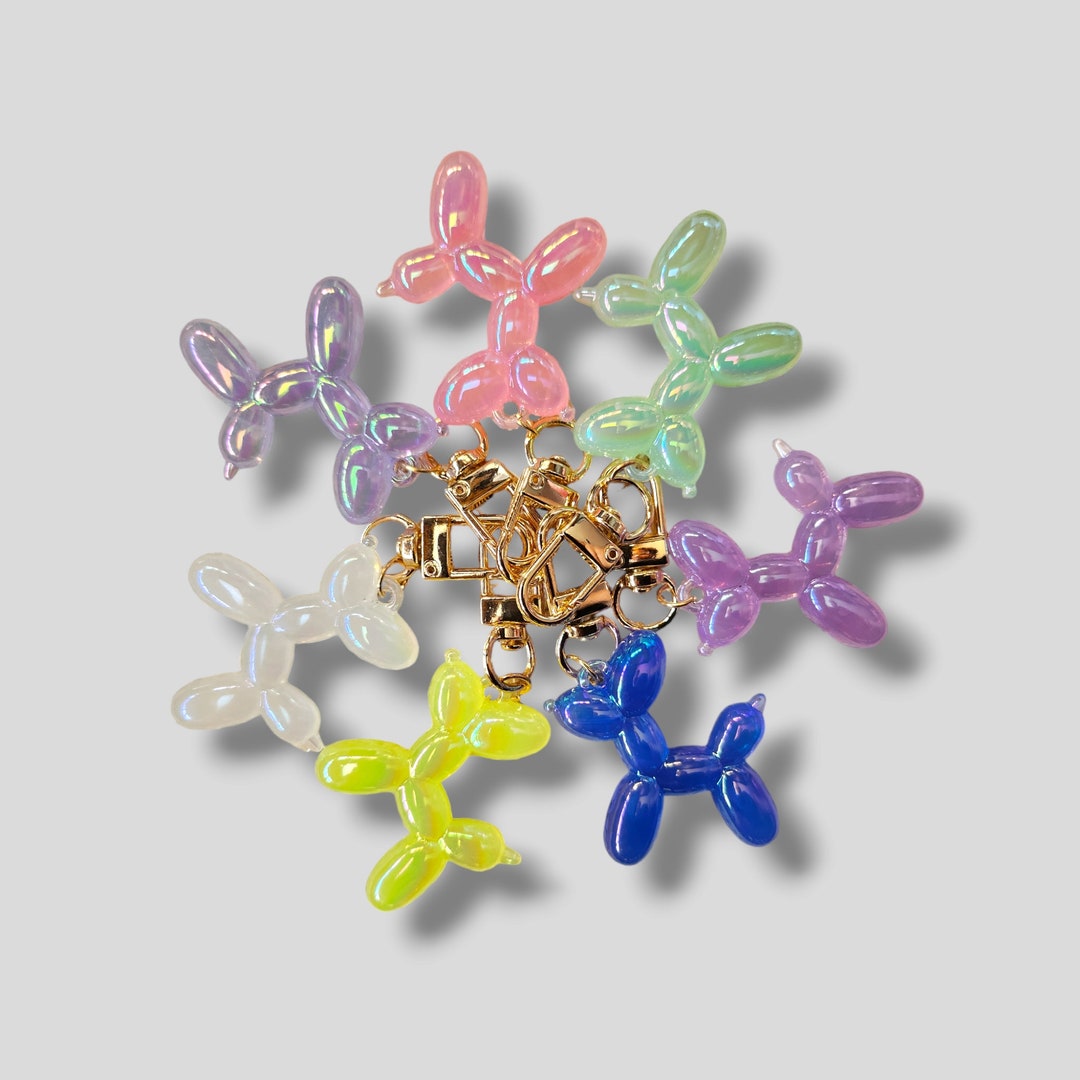 Balloon Dog Keychain Pendant, Balloon Dog Key Chain, Balloon Animal ...