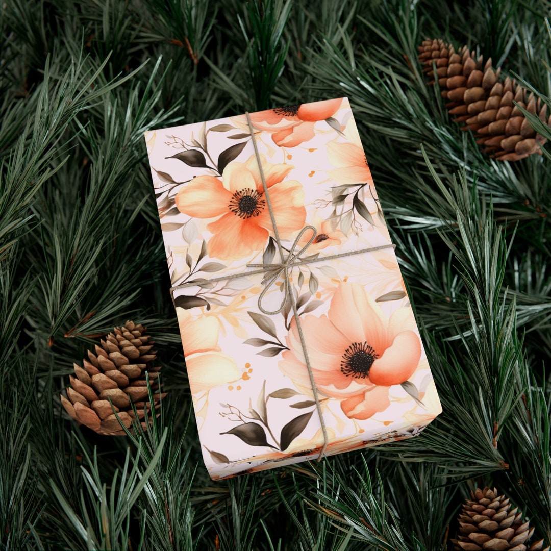 Ethereal Blooms Gift Wrap High Quality Wrapping Paper Eco-friendly ...