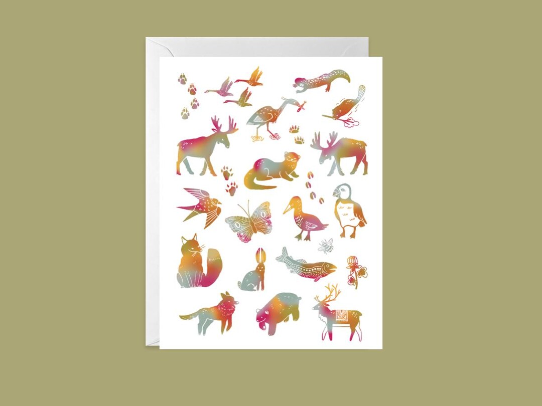 Carte Faune Du Québec | Quebec Fauna Card, Fauna, Animals, Multicolor ...