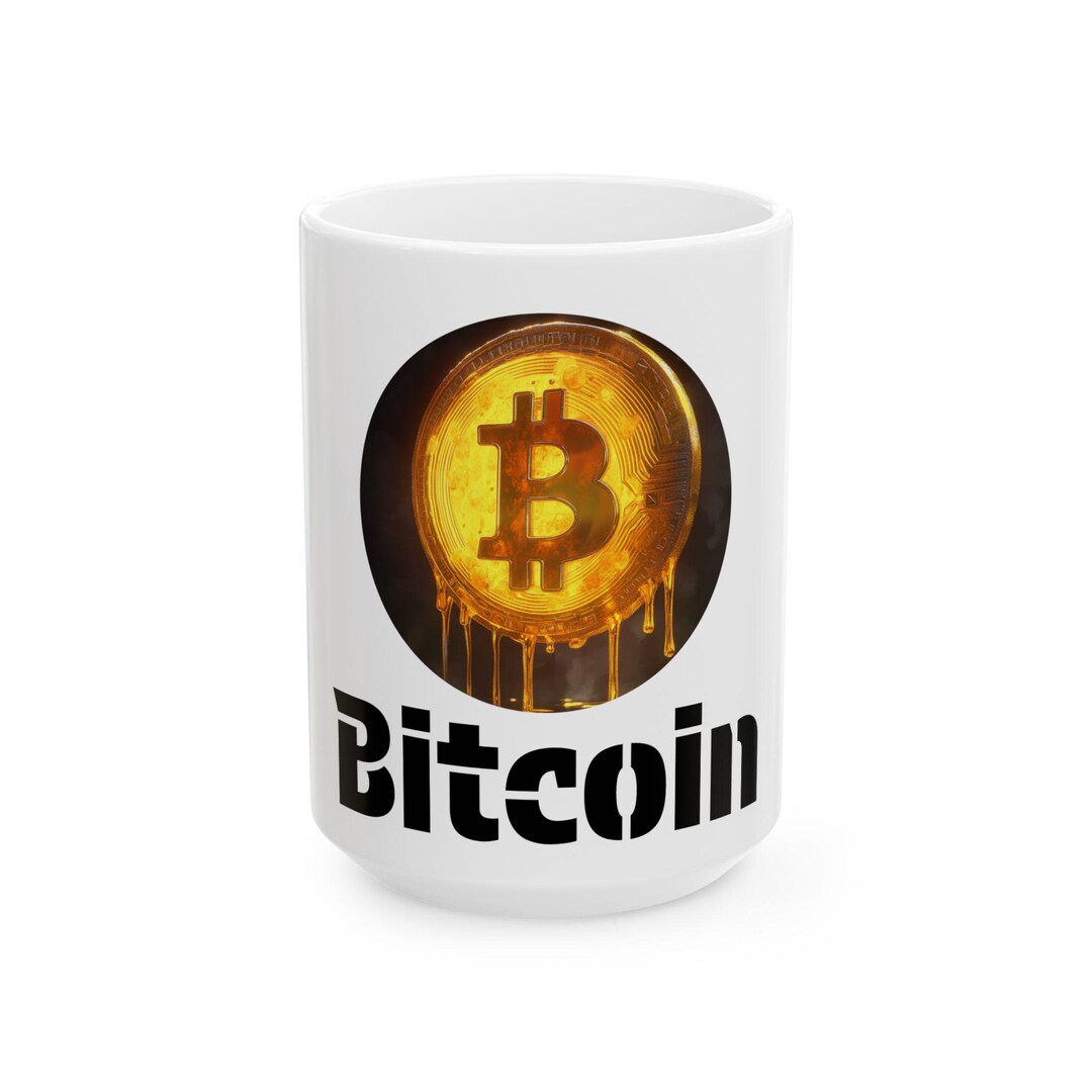 Bitcoin Ceramic Mug - Perfect for Crypto Lovers, Coffee Enthusiasts ...