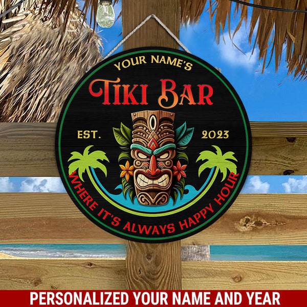 Tiki Bar Decor - Etsy