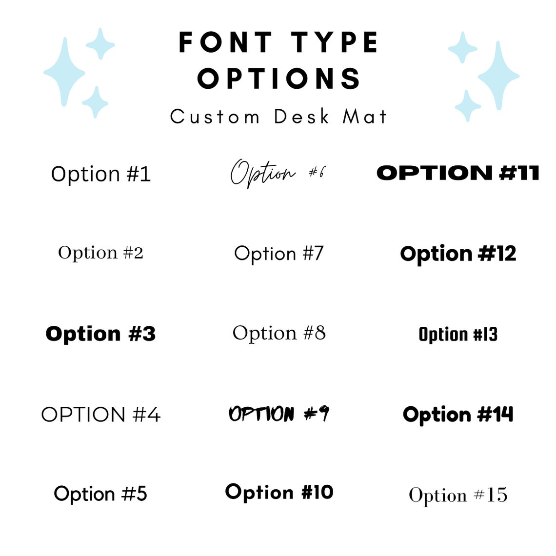 Customizable Desk Mat Personalized Name, Background Color, Font Home ...