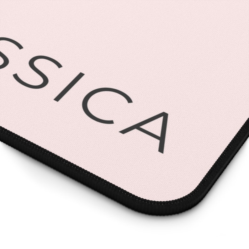 Customizable Desk Mat Personalized Name, Background Color, Font Home ...