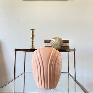 Vintage Peach Vase - Etsy