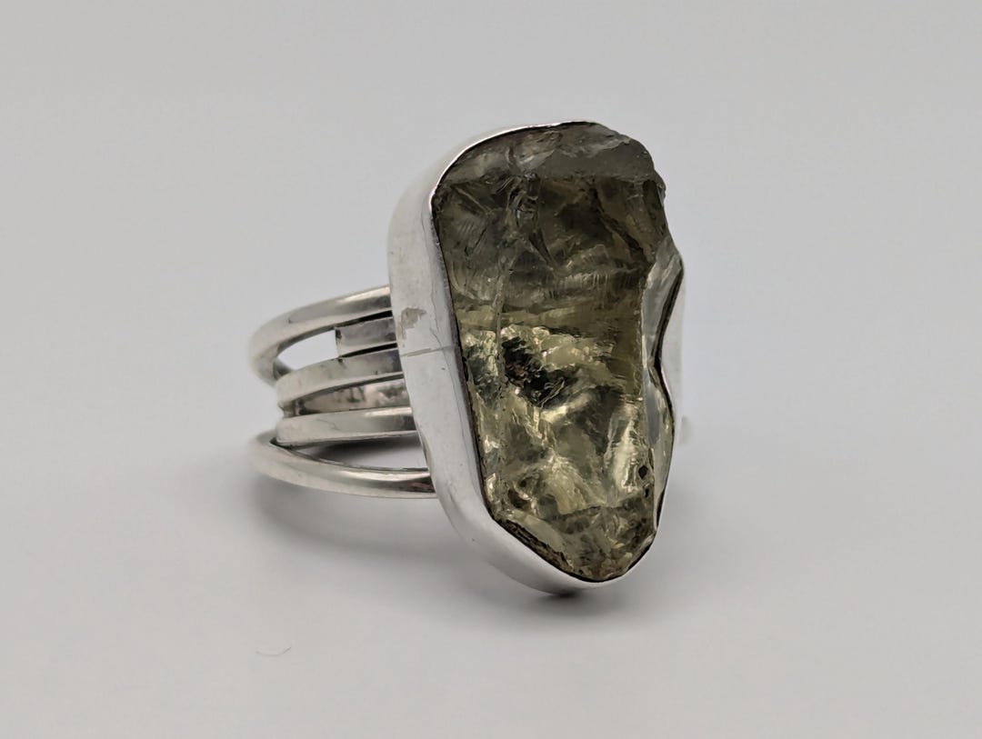 Lilly Barrack Designer Citrine Handmade Sterling Silver Multi Band ...