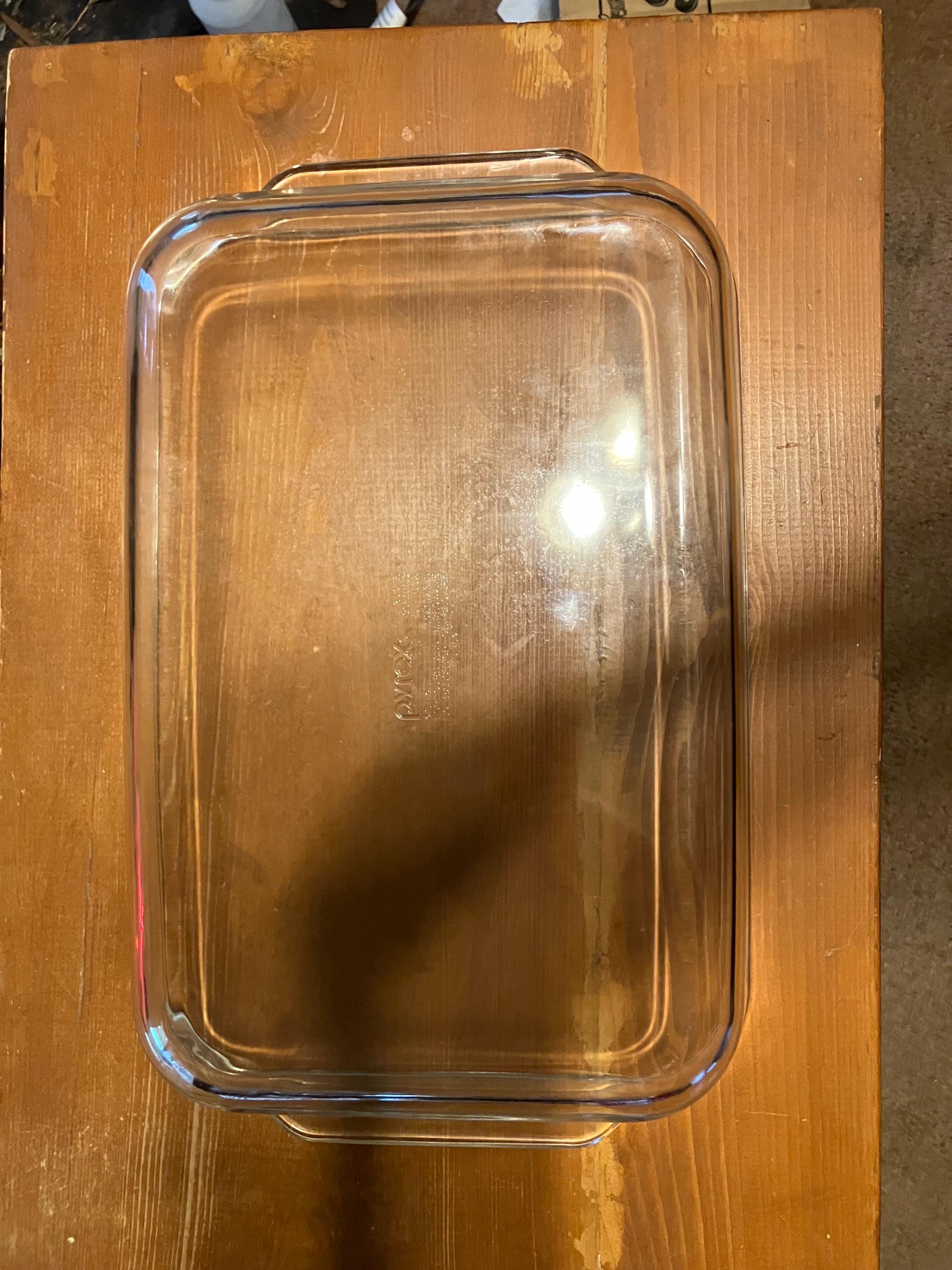 Pyrex Baking Dish. Interior Measures 10” by 15”. Some Small Scratches ...