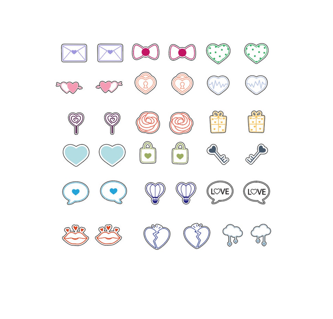 Heart Earrings Digital File Template SVG High Quality Laser Cutting ...