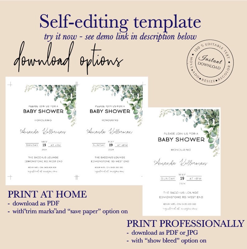 40th Birthday Invitation Template Male Invite Navy Blue Editable ...