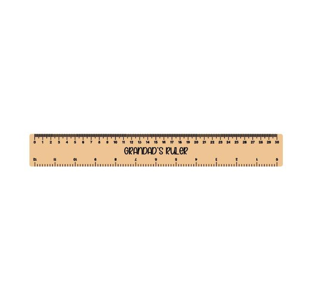 Personalised Ruler Template File | High Quality Laser Cutting File ...