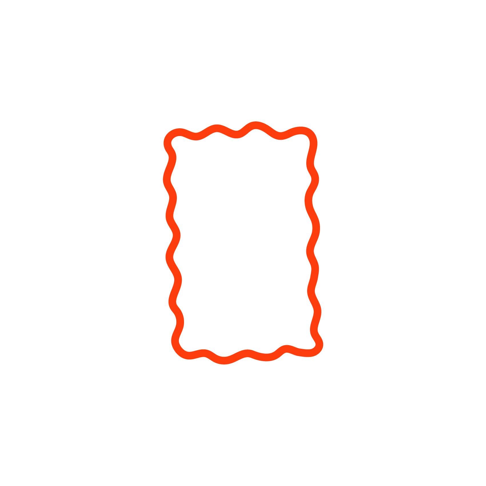 Wavy Border SVG: Frilly Outline, Invitation Design (digital Download ...