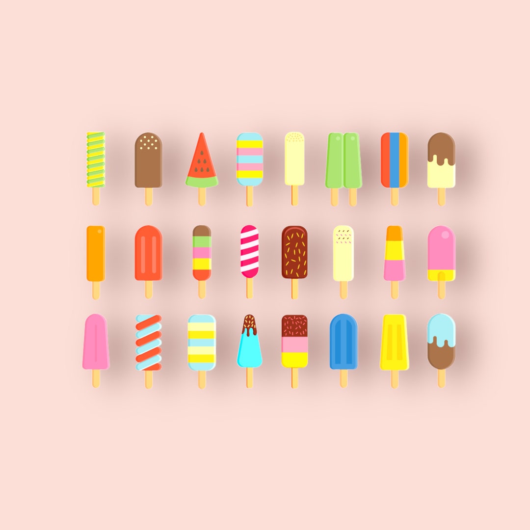 Ice Cream Shapes Clipart | High Quality Clipart | Ice Lolly PNG | Ice ...