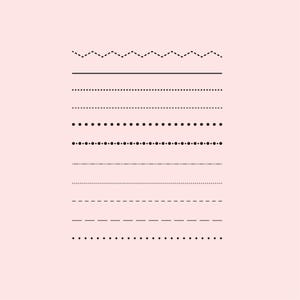 Dot Dash Border | High Quality Template SVG File | Hand Drawn PNG | Dot ...