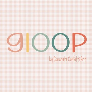 Fun Gloop Quirky Serif Handwritten Font TF OTF Playful Procreate Craft ...