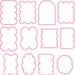 Wavy Border Outlines (svg, Png, Ai, Eps, Pdf, Jpg) - Etsy
