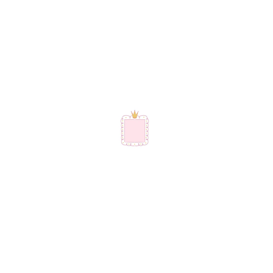 Cute Hand-drawn Princess Borders | 8 High Quality Template SVG File ...