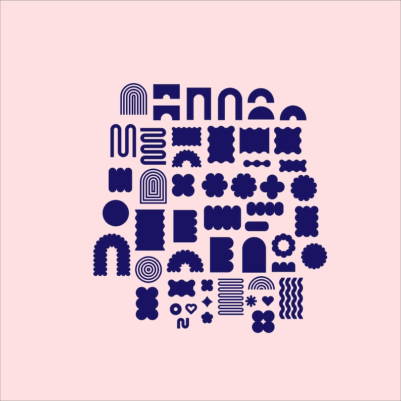 Arch & Frill Shapes SVG Clipart: Laser Cut Invitation Templates ...