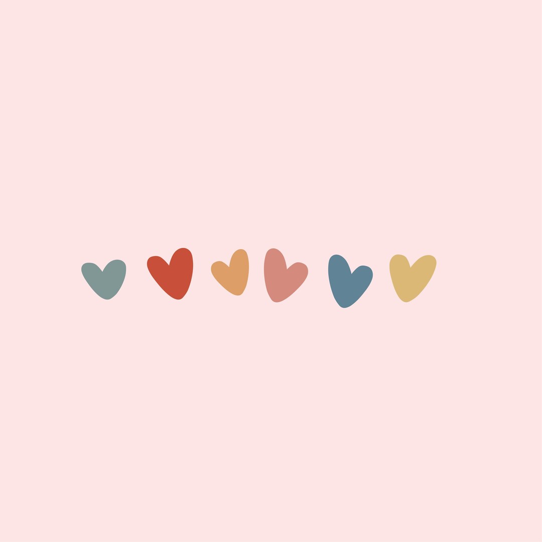 Cute Heart Border | High Quality Template SVG File | Hand Drawn PNG ...