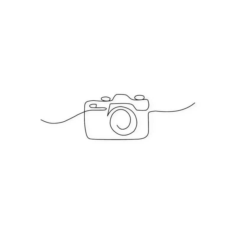 Line Drawing Camera Clipart: SVG, PNG, PDF Files (digital Download) - Etsy