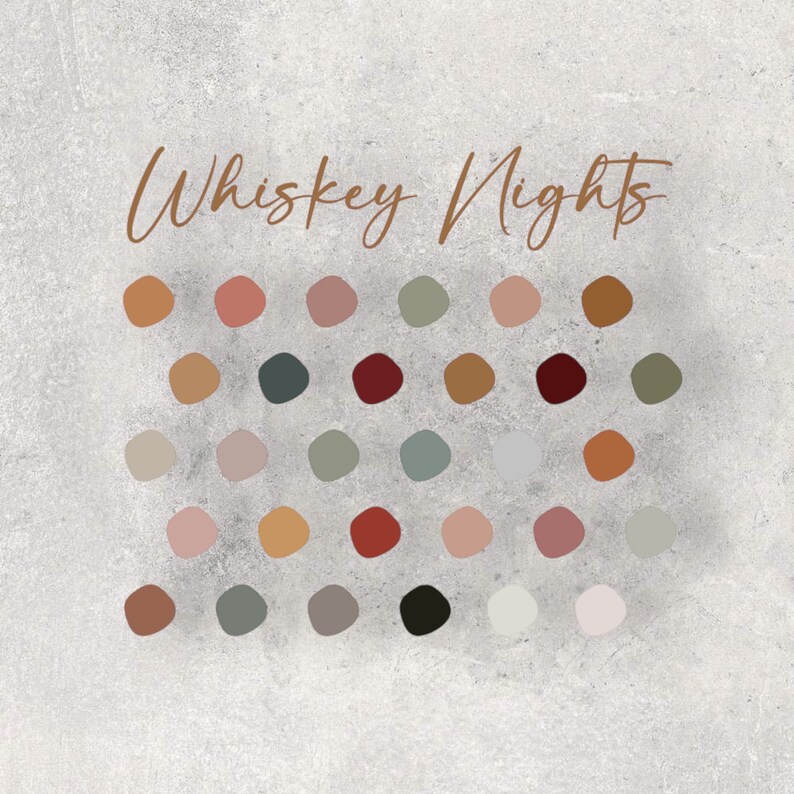 Whiskey Colour Palette Color Palette Elegant Colour Palette ASE File ...