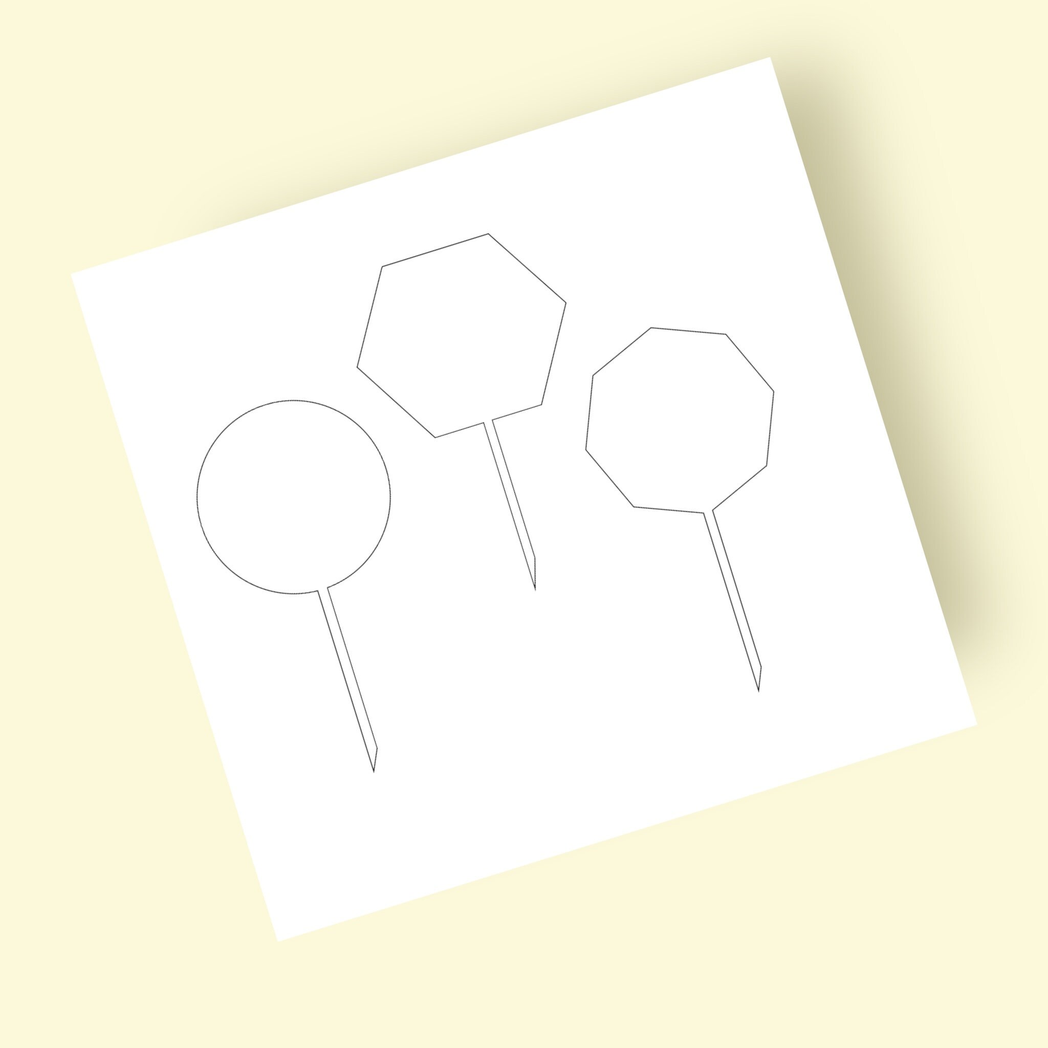 Simple Birthday Cake Topper High Quality Cake Topper Template File ...