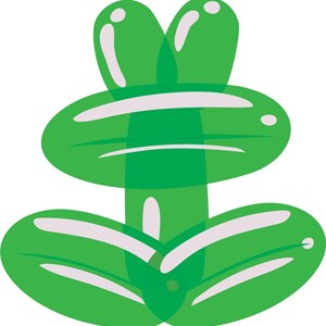 Balloon Animal Clip Art Template File High Quality Clipart File Laser ...