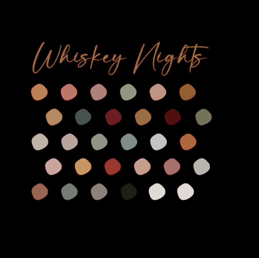 Whiskey Colour Palette Color Palette Elegant Colour Palette ASE File ...