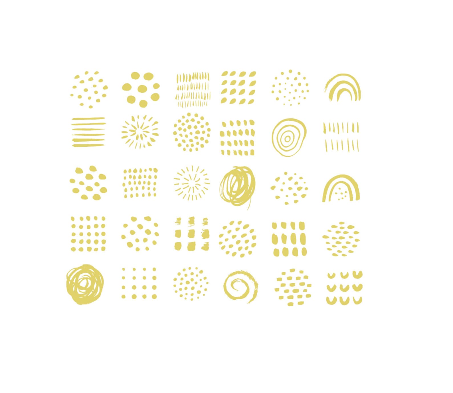 Patterns Dots Dashes Swirls SVG | Pattern SVG | Hand Drawn PNG | Swirly ...