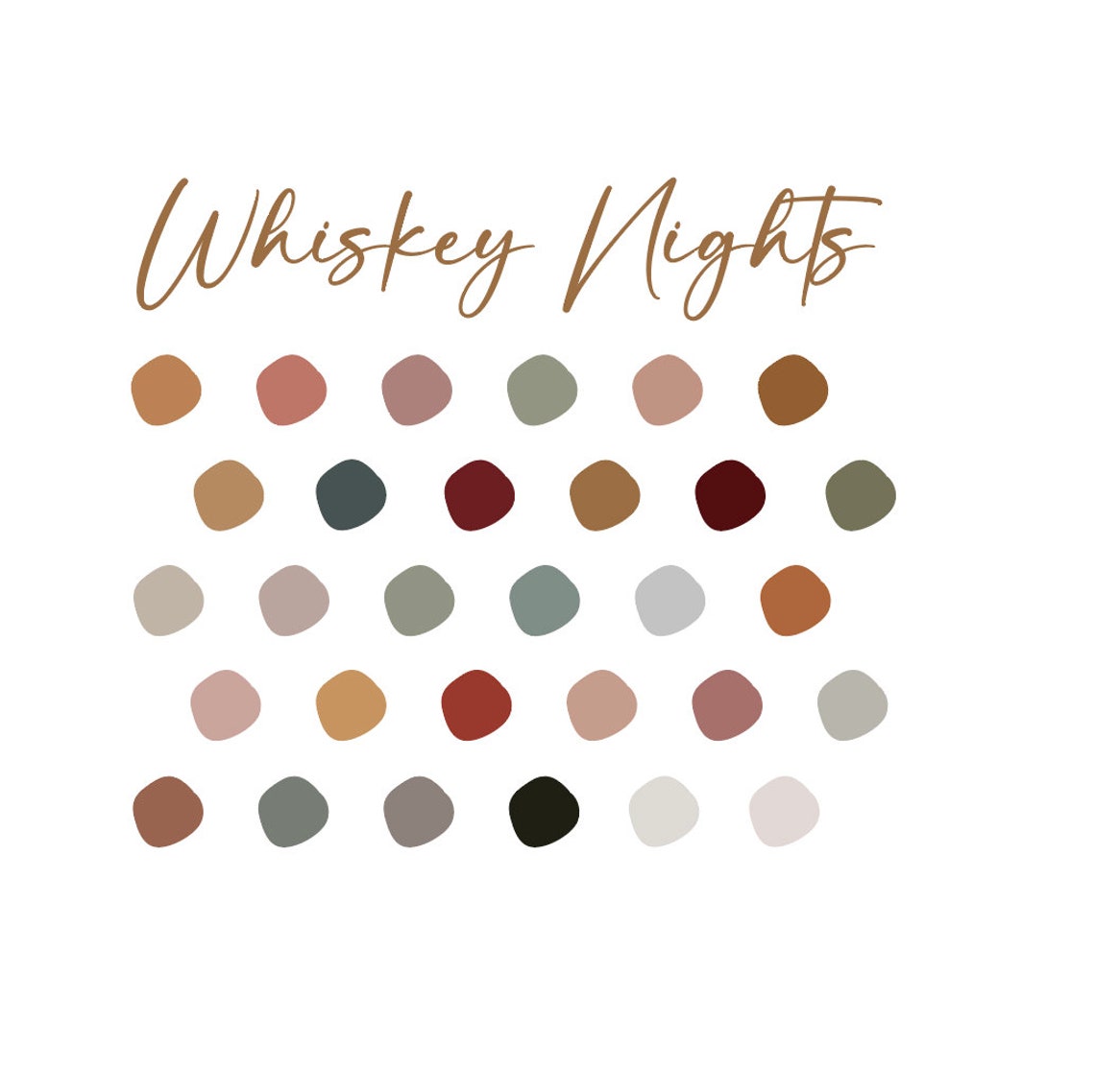 Whiskey Colour Palette Color Palette Elegant Colour Palette ASE File ...
