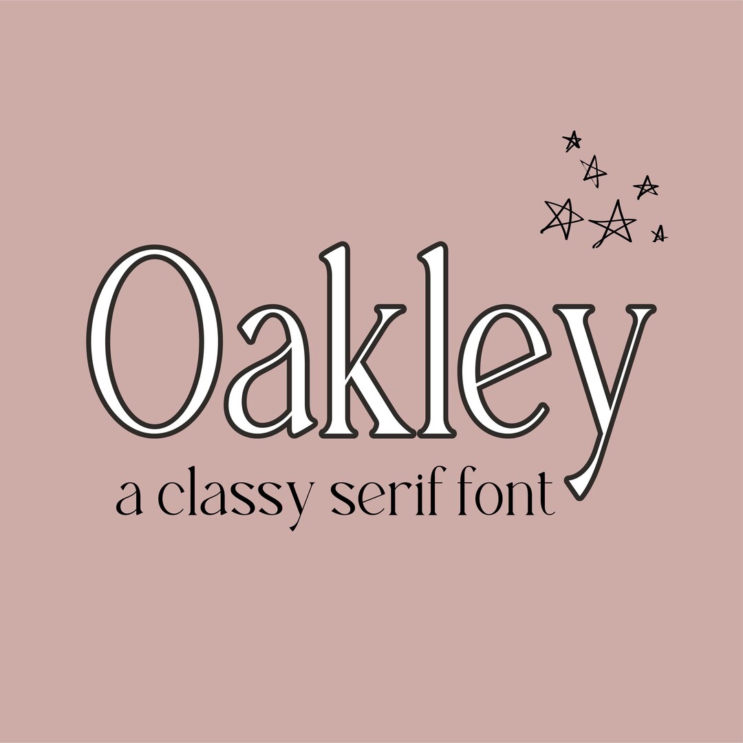 Oakley Classy Font | Handwritten Font | Playful | Procreate | Craft ...