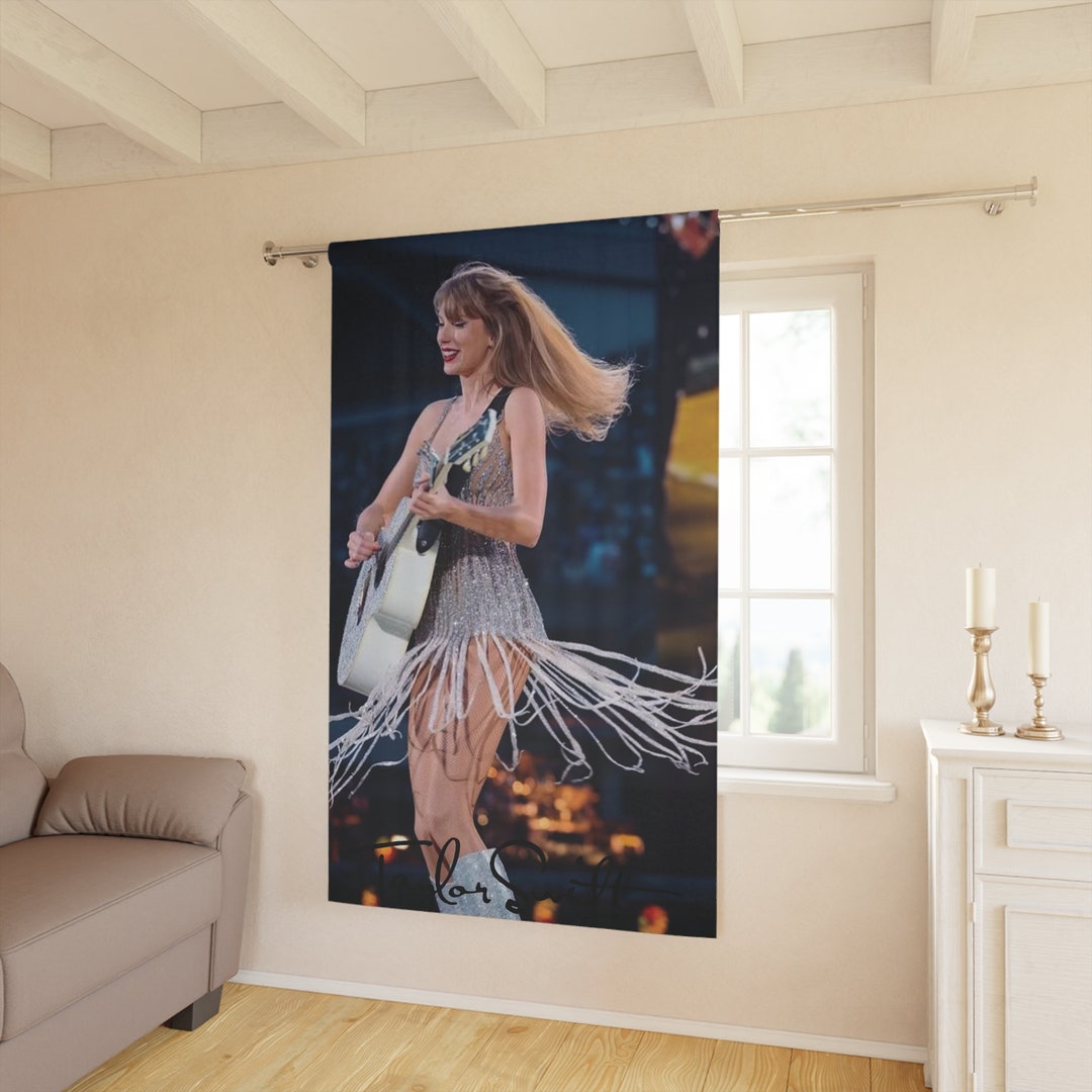 Inspired Taylor Swift Window Curtain 1 Piece One Size: - Etsy