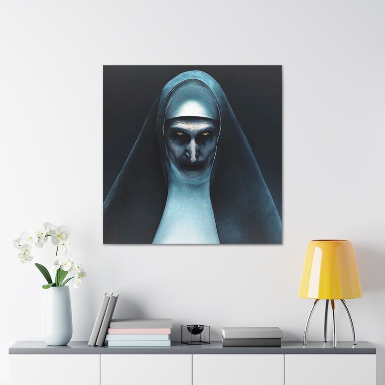 The Nun Valak Halloween Printable Art Digital Download Spooky Home ...