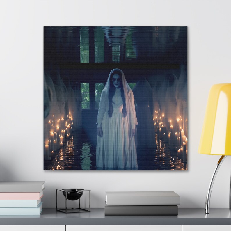 La Llorona the Crying Lady Halloween Design Canvas Gallery - Etsy