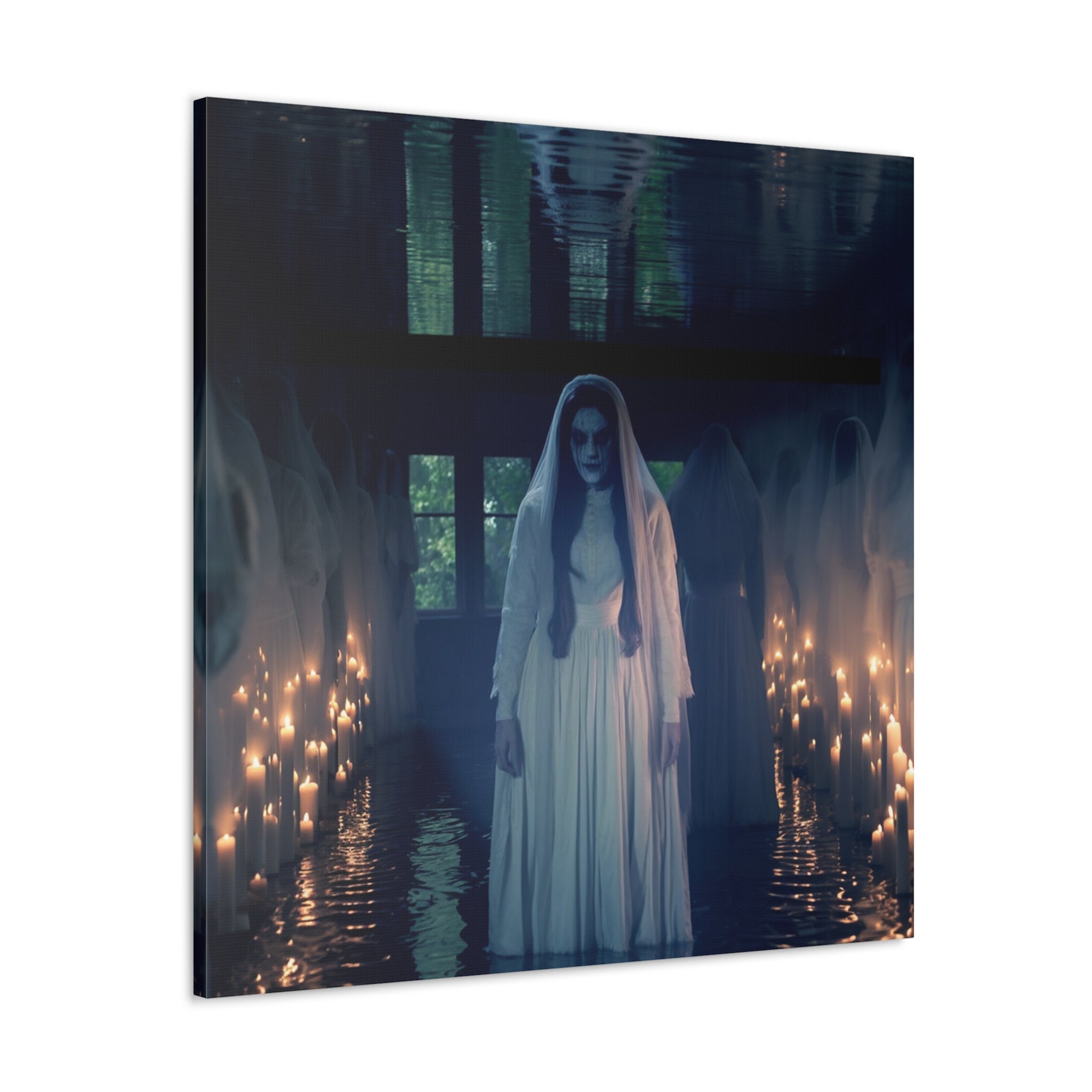 La Llorona the Crying Lady Halloween Design Canvas Gallery - Etsy