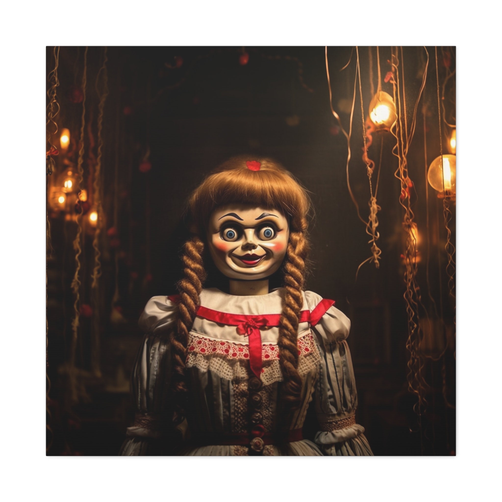 Halloween Annabelle Printable Art Digital Download Horror Movie Decor ...