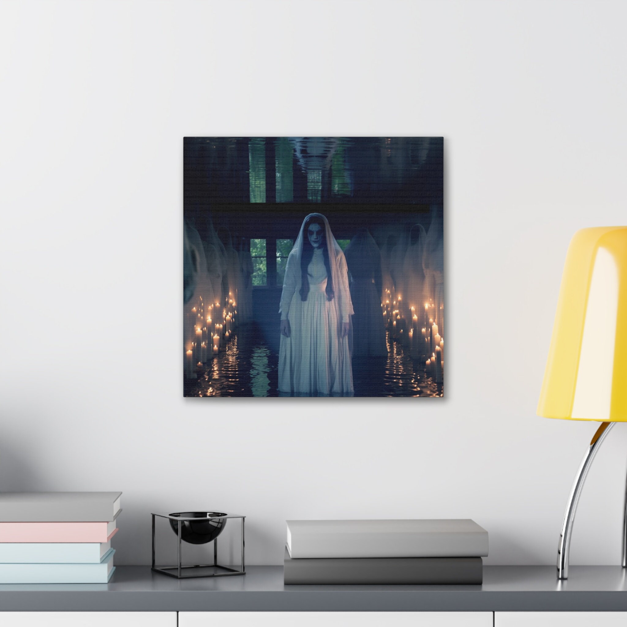 La Llorona the Crying Lady Halloween Design Canvas Gallery - Etsy