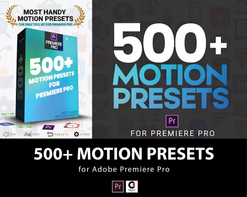 Most Handy Motion Preset Motion Presets, Kit, Bundle, Pack, SFX, Texts, Icons, Preset ...