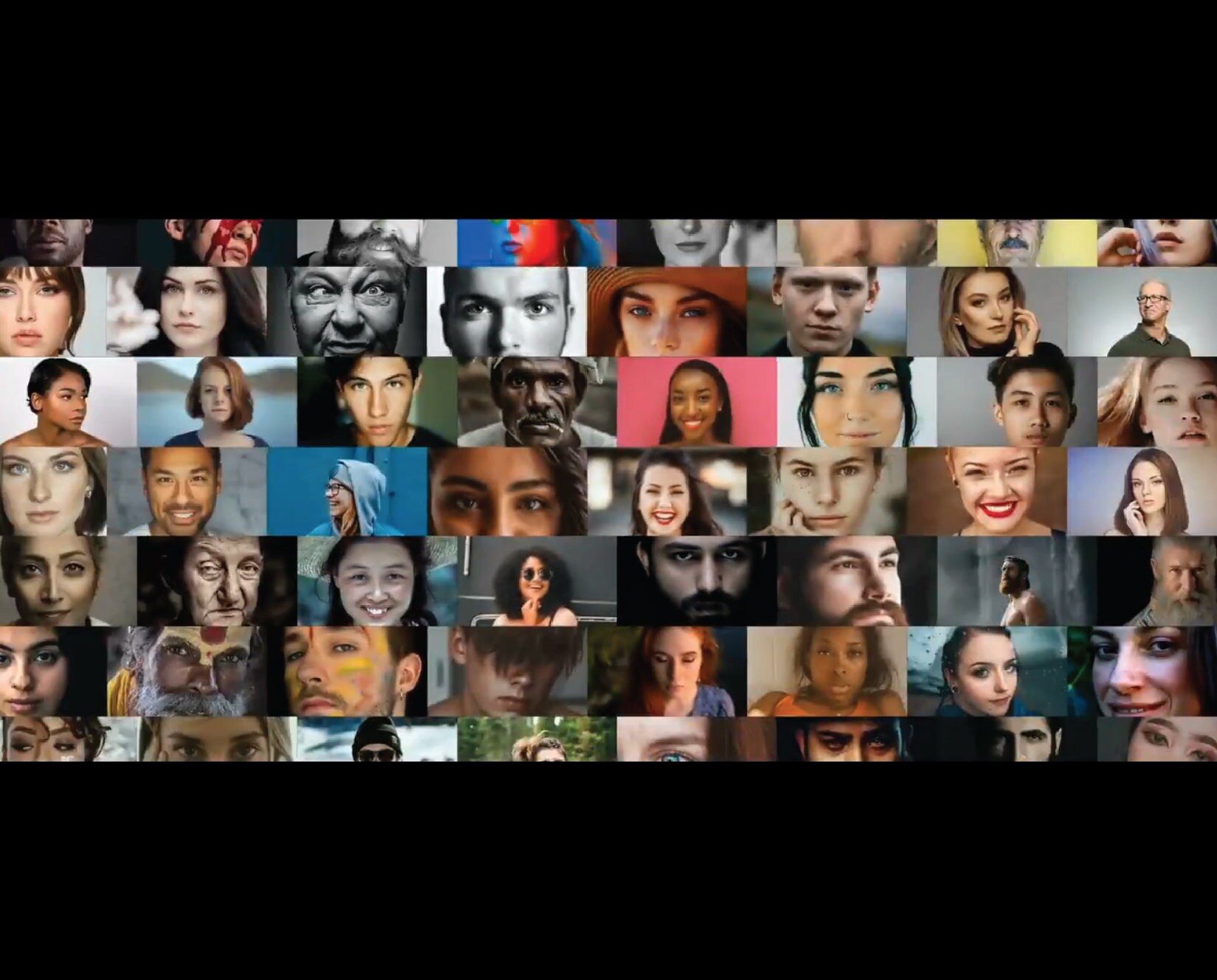 Multi Screen 3D Photo Collage Slideshow | Mosaic Stomp Transition With ...