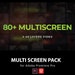 Multi Screen Template: 80+ Split-screen Layouts for Adobe Premiere Pro ...